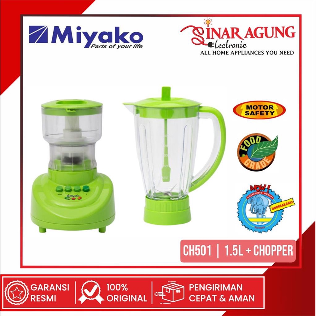 Jual [COD] BLENDER CHOPPER MIYAKO CH501PFAP / CH501 / CH-501PFAP / CH ...