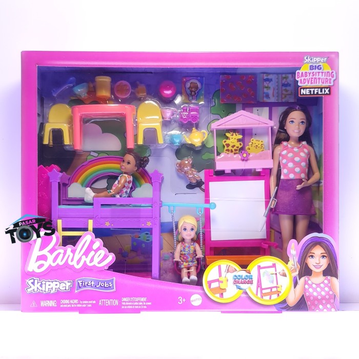 Jual Barbie Skipper First Jobs Babysitting Ultimate Daycare Playset ...