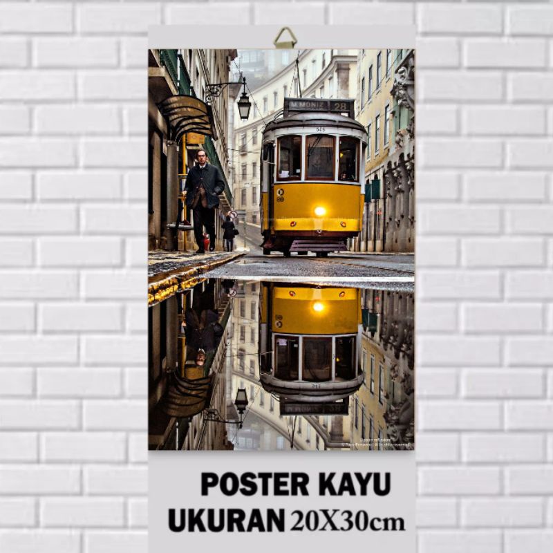Jual POSTER KAYU MOBIL/FOTO POSTER MOBIL CLASIK/POSTER /HIASAN DINDING ...