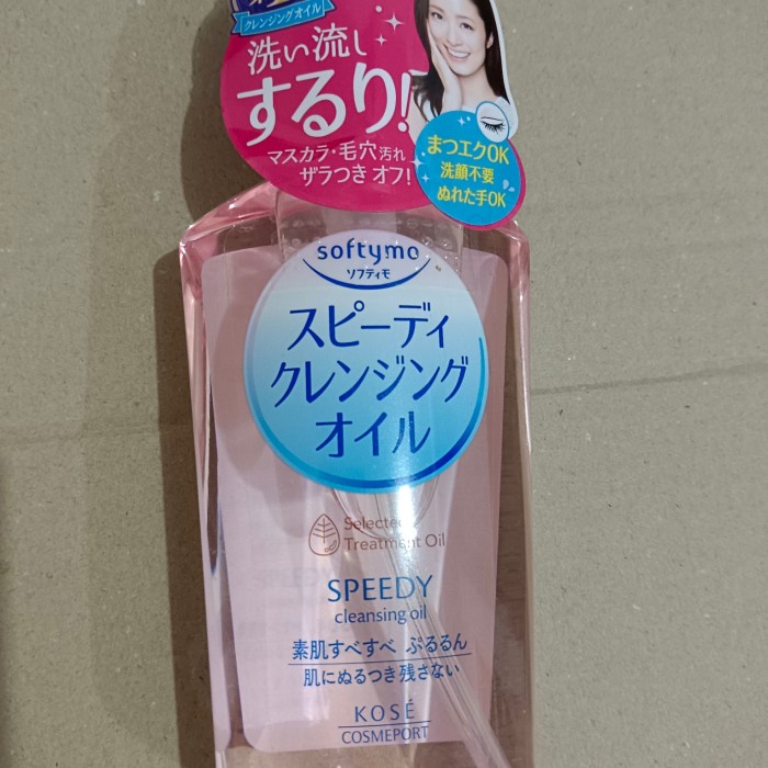 Jual KOSE Softymo Speedy Cleansing Oil Refill Original - bottle 230ml | Shopee Indonesia