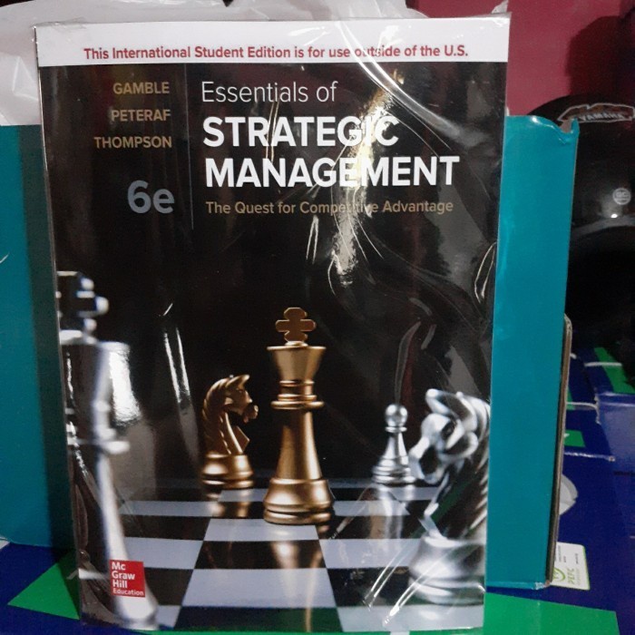 Jual Buku essentials of strategic management the quest 6e gamble | Shopee Indonesia