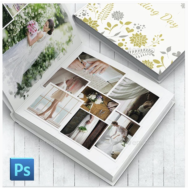 Jual Print Template Wedding Photobook Template - Photoshop | Shopee ...