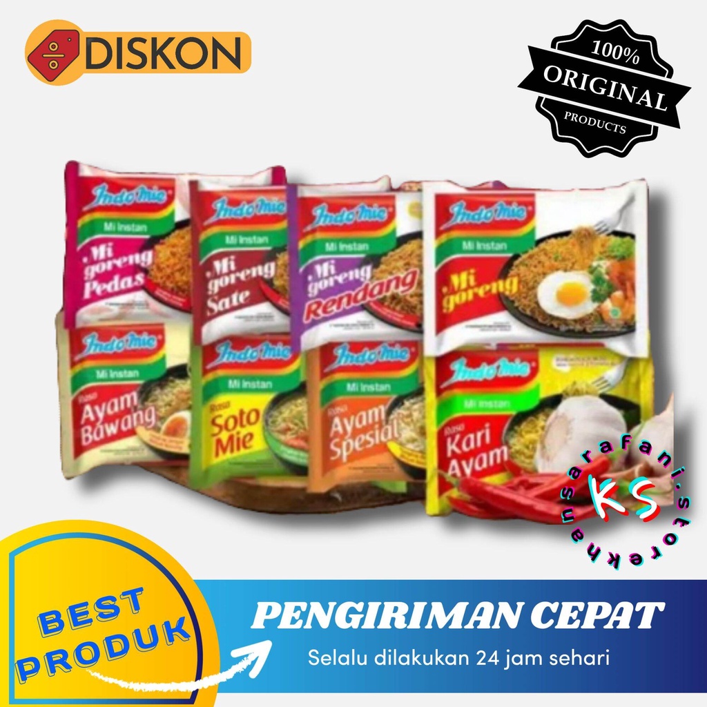 Jual INDOMIE GORENG MIE KUAH AYAM RENDANG CABE IJO POP GEPREK | Shopee ...