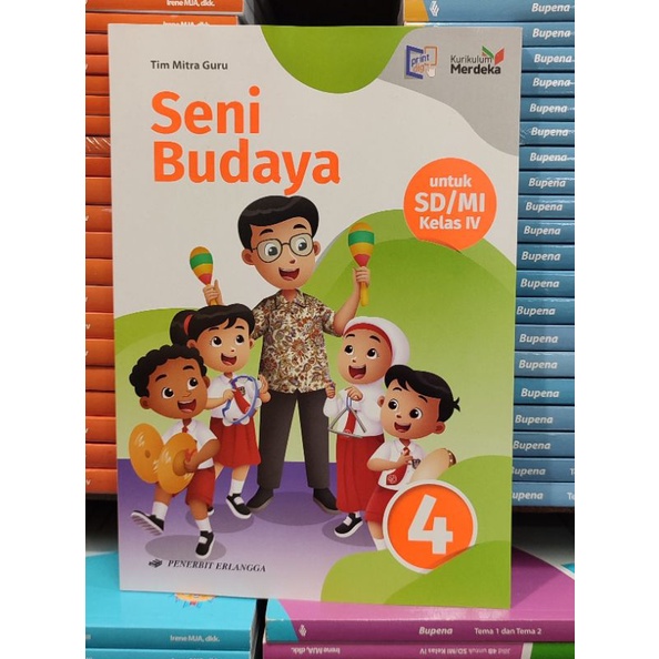 Jual Buku Seni Budaya untuk SD/MI kelas IV Erlangga Kurikulum Merdeka | Shopee Indonesia