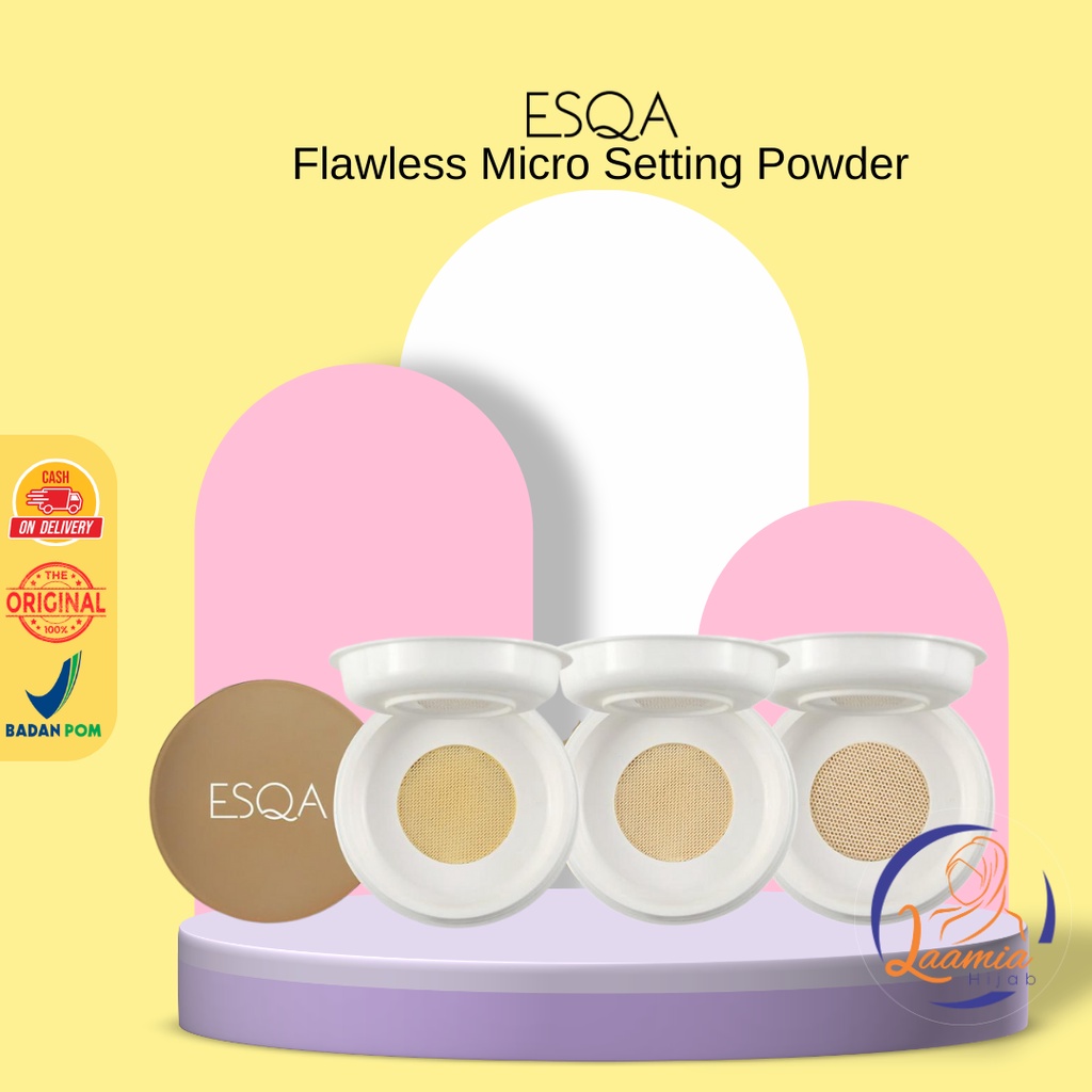 Jual Laamiahijab ESQA Flawless Micro Setting Powder | Powder | Shopee ...