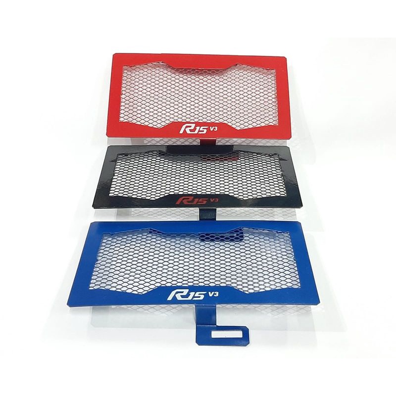 Jual cover tutup radiator all new r15 v3 model jaring cover ardiator ...