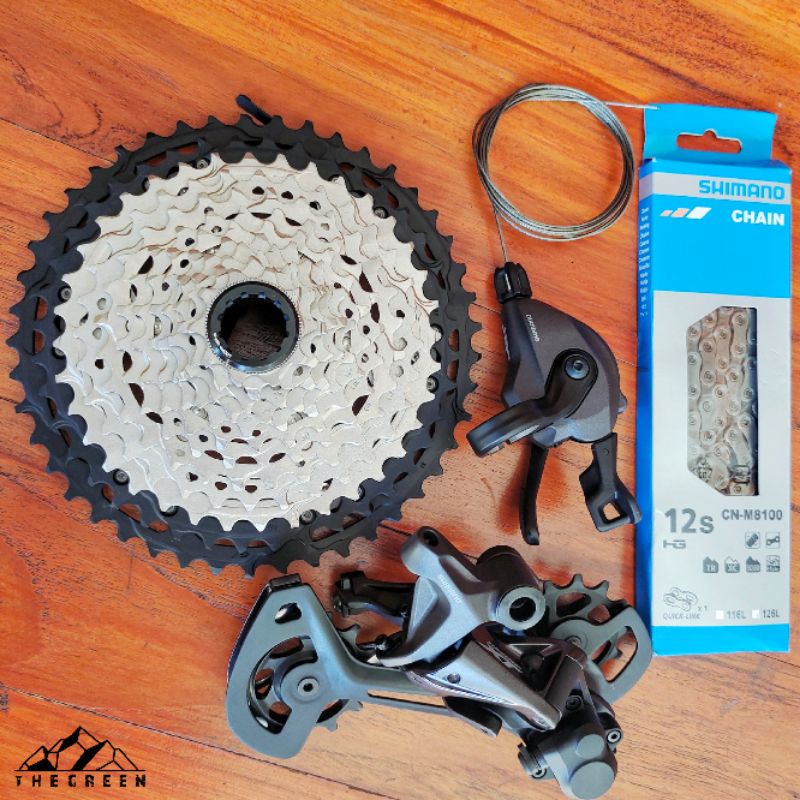 Jual Groupset xt m8100 not groupset xt m8000 groupset slx m7100 ...