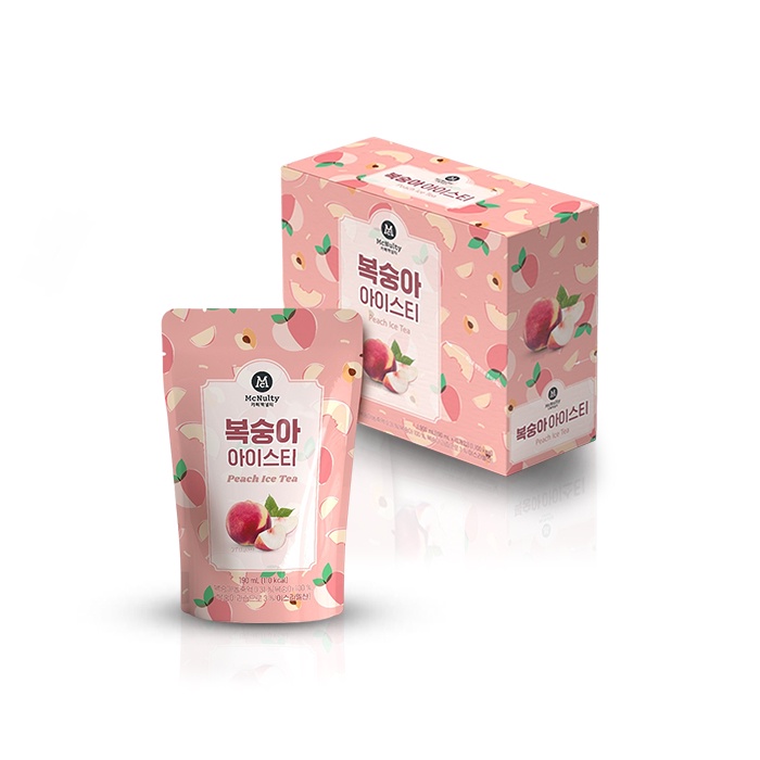 Jual McNulty Peach Ice Tea 1 Box (190ml x 10 Pouch) | Shopee Indonesia