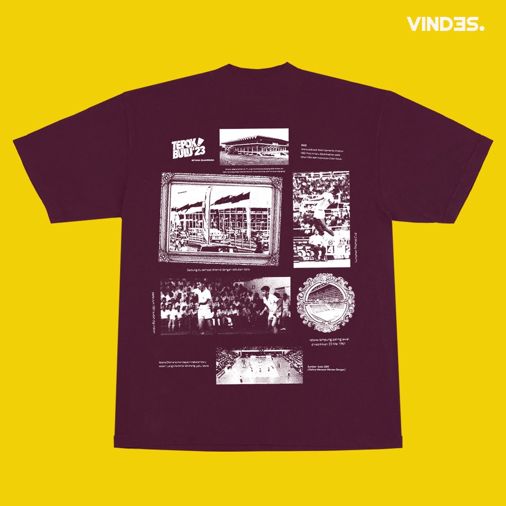 Jual Vindes Store - T-Shirt Tribute To Istora Frame Burgundy | Shopee ...