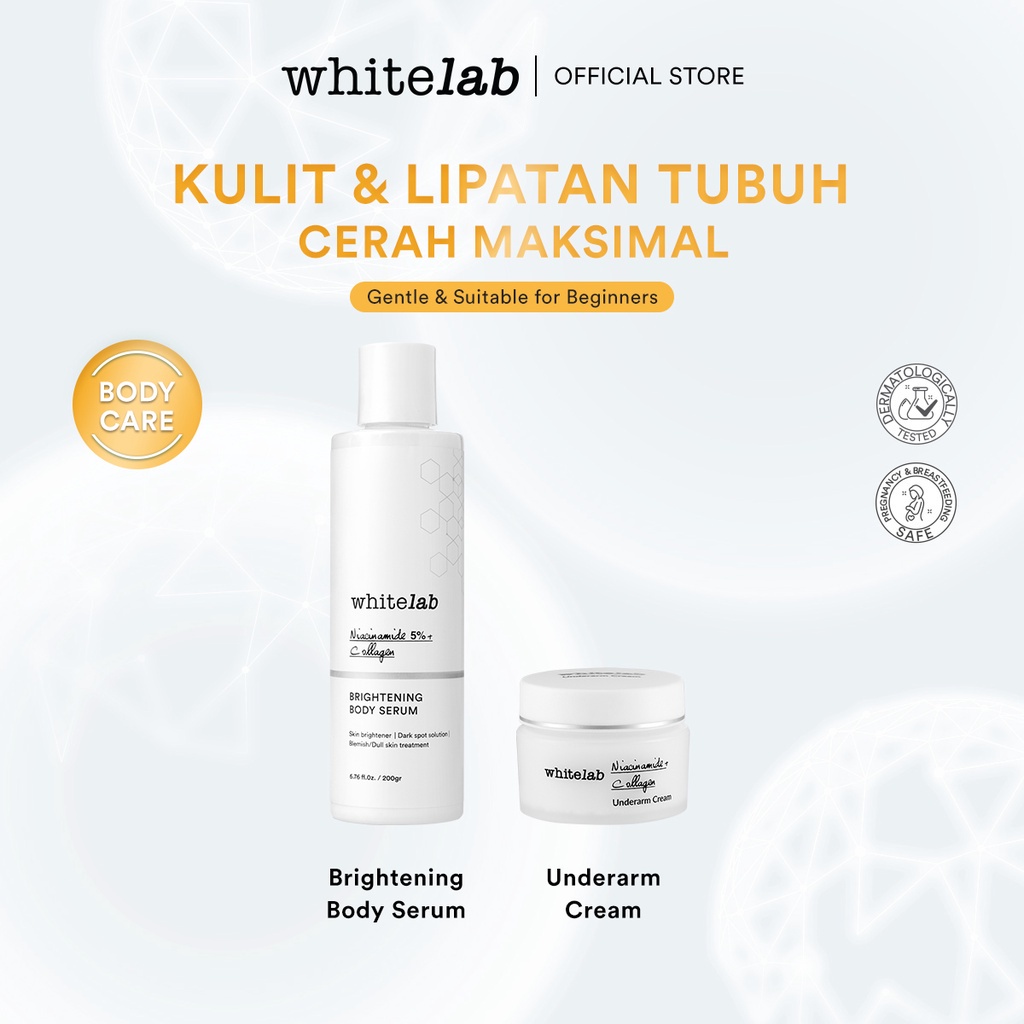 Jual Whitelab Brightening Body Serum + Underarm - Pencerah Kulit Badan ...