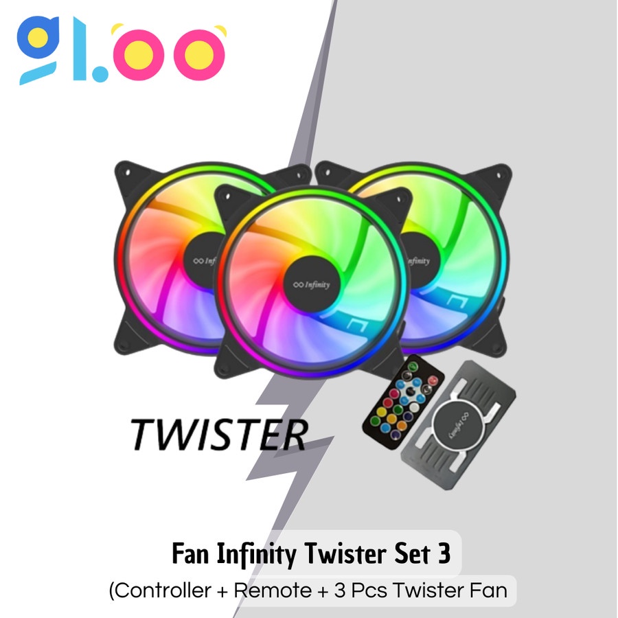 Jual Fan Infinity Twister Set 3 (Controller + Remote + 3 Pcs Twister ...