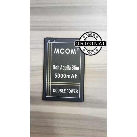 Jual Battery Batre Baterai Double Power Mcom Modem Wifi Bolt Aquila Slim Kapasitas 5000 Mah ...