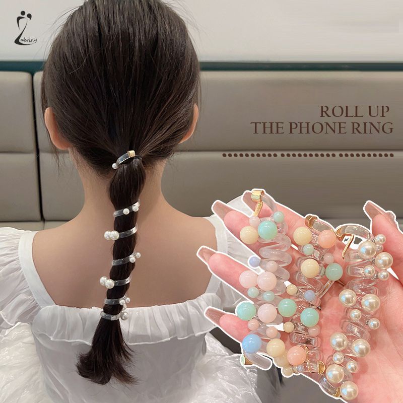 Jual Gelang gadis artefak tetap ekor kuda ikat telepon lurus warna ...