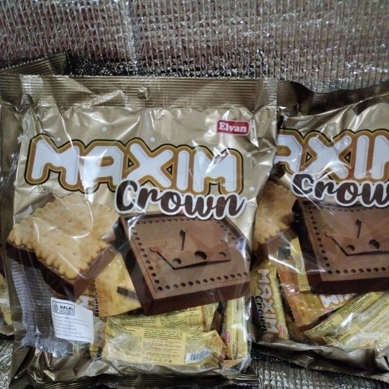 Jual ELVAN MAXIM CROWN BISCUIT TURKI 275 GRAM (25 PCS) | Shopee Indonesia
