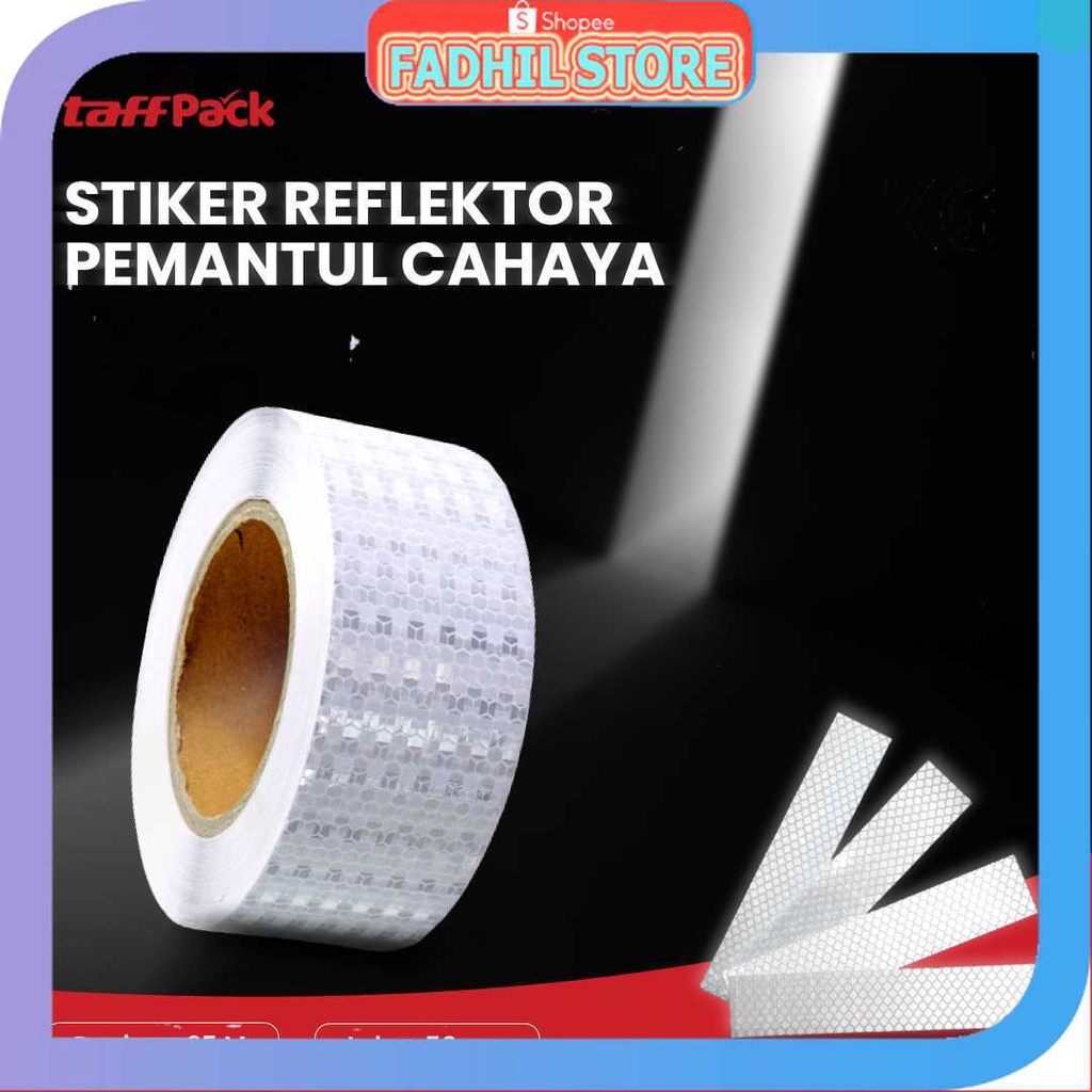 Jual FS - TaffPACK Stiker Reflektor Mobil Pemantul Cahaya Warning Sign ...