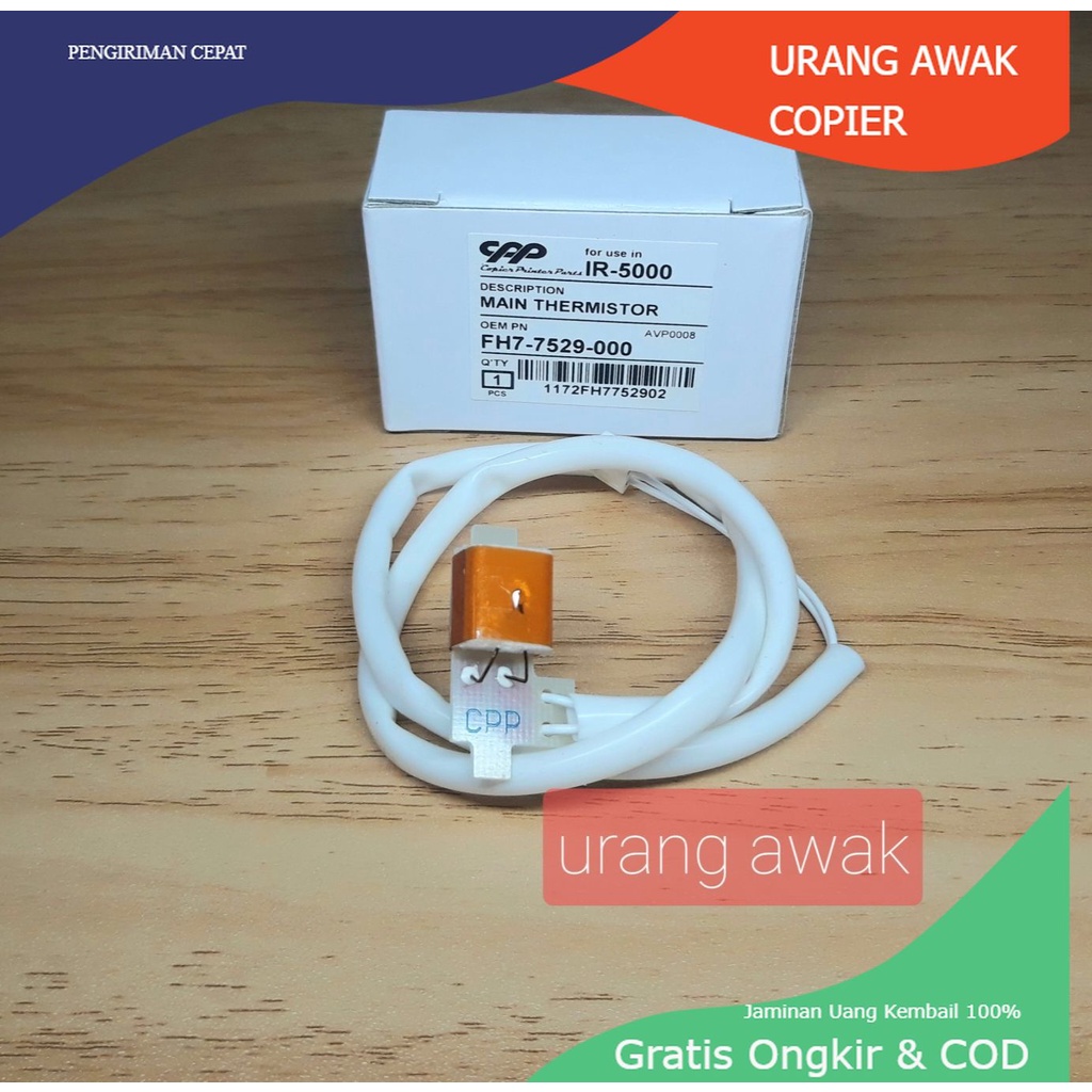Jual MAIN THERMISTOR CPP MESIN FOTOCOPY CANON IR 5000 5020 6000 ...