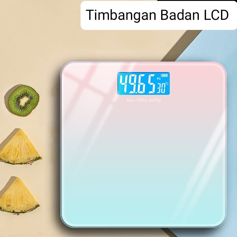 Jual Timbangan Badan LCD Gradasi Timbangan Berat Badan Digital ...