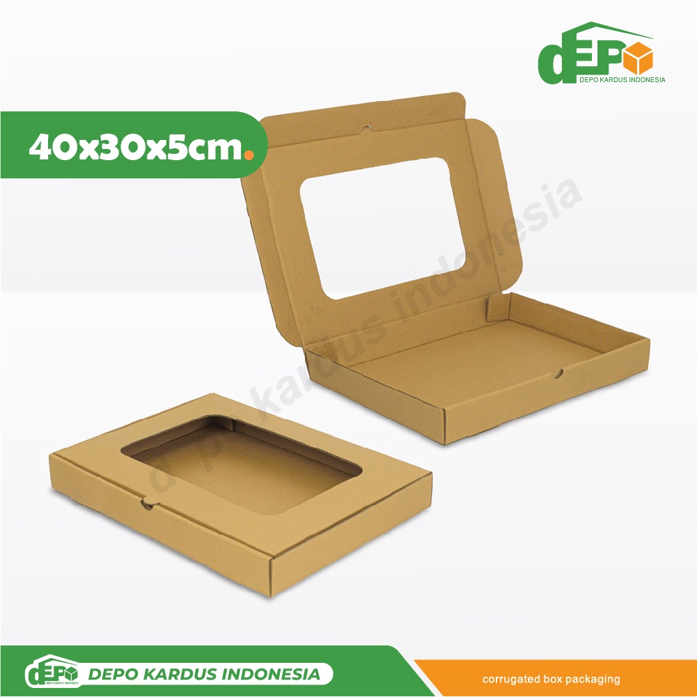 Jual Depo Box 40X30X5 (DAY) cm Kardus/Karton/kemasan/Hampers/Baju/gift ...