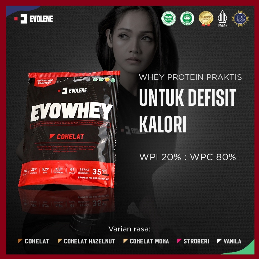 Jual EvoWhey Evolene Whey Protein Sachet - Suplemen Fitness - Suplemen ...