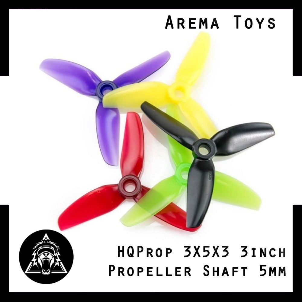 Jual HQProp 3X5X3 3inch Propeller 3 Blade Shaft 5mm HQ Durable Prop 1 ...