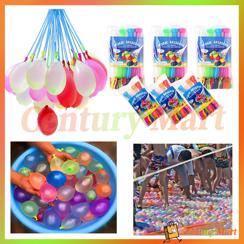 Jual Balon Air/Magic Bunch Water Balloon 111pcs/ mainan perang air ...
