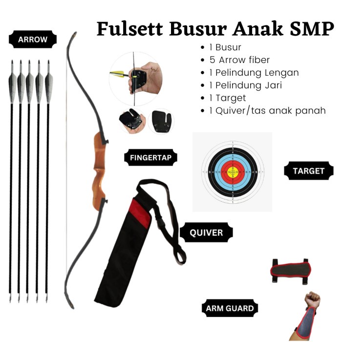 Jual Busur Panah Standar Panahan Anak Arrow Fiber | Shopee Indonesia