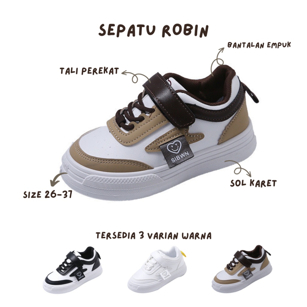Jual MAMASOL - (26-37) ROBIN Sepatu Sneakers Anak Remaja | Shopee Indonesia
