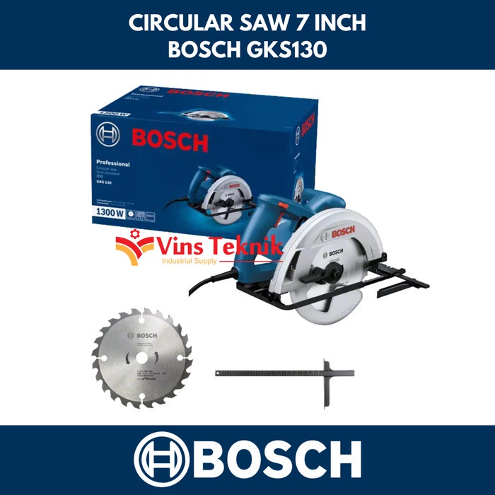 Jual Circular Saw Mesin Gergaji SIrkel 7" Bosch GKS 130 GKS130 | Shopee ...