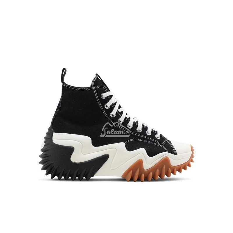 Jual Converse Chuck Taylor Run Star Motion Platform HI Black White Gum ...
