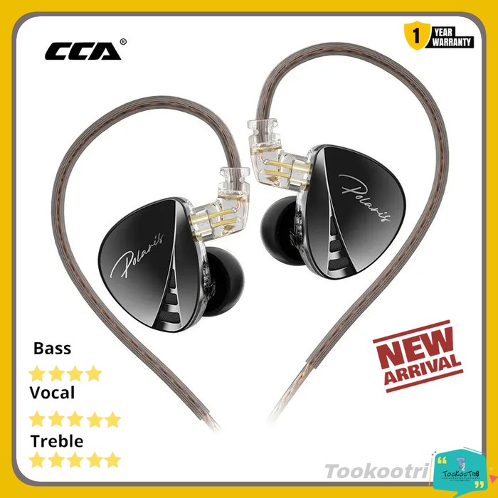 Jual CCA Polaris In Ear Earphone IEM Dual Cavity DD 4 Tuning Switch | Shopee Indonesia