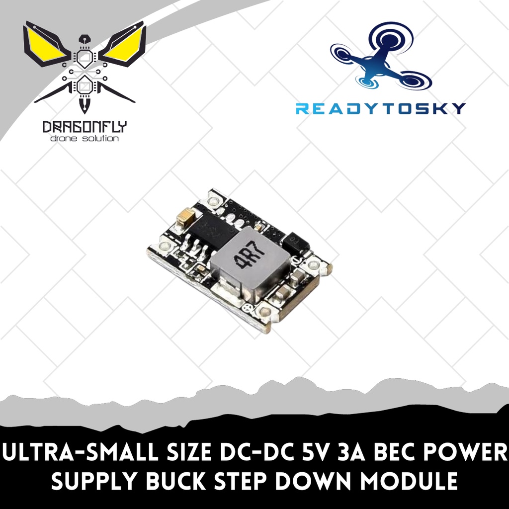 Jual Ultra Small Size DC-DC 5V 3A BEC Power Supply Buck Step Down ...