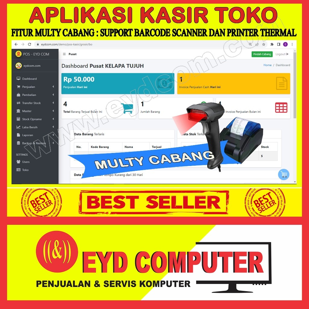 Jual SOURCE CODE APLIKASI POS KASIR GROSIR MULTI CABANG UNTUK BANYAK ...