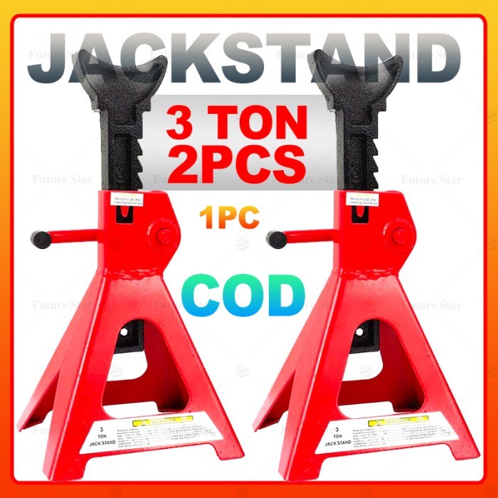 Jual Dongkrak Jack Stand 3 Ton 2pcs Set /Lift Scissor Jack Penahan ...