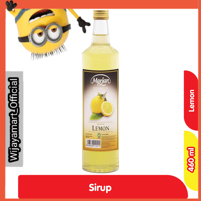 Jual Marjan Boudoin Sirup Lemon Botol 460 ml | Shopee Indonesia