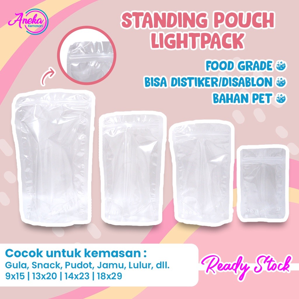 Jual (1 PACK isi 10 PCS ) Kpack Zipper Kemasan Standing Pouch ...