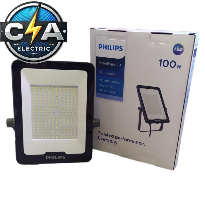 Jual Lampu sorot LED Philips BVP151 100W / lampu led floodlight / lampu pju seri SmartBright G3 ...