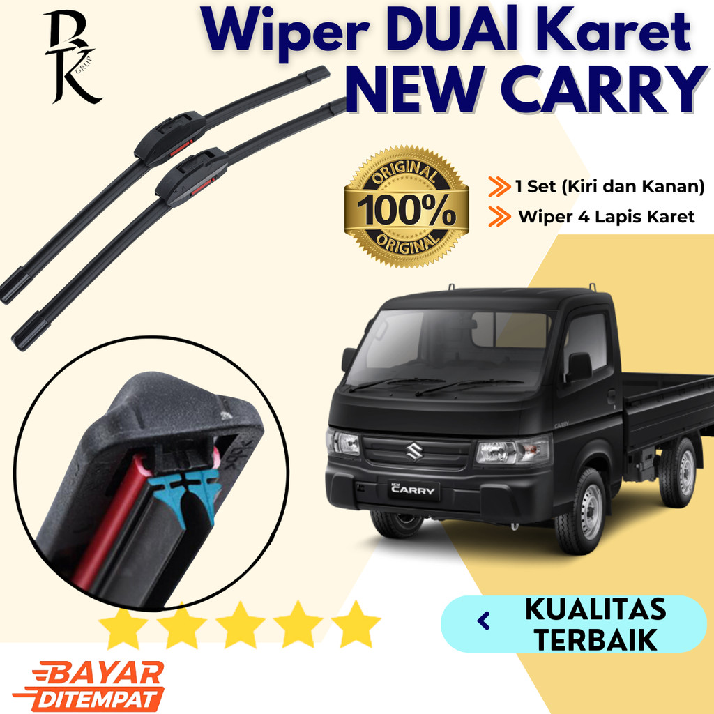 Jual Wiper Double Karet Mobil Frameless Suzuki Carry Futura / New Carry ...