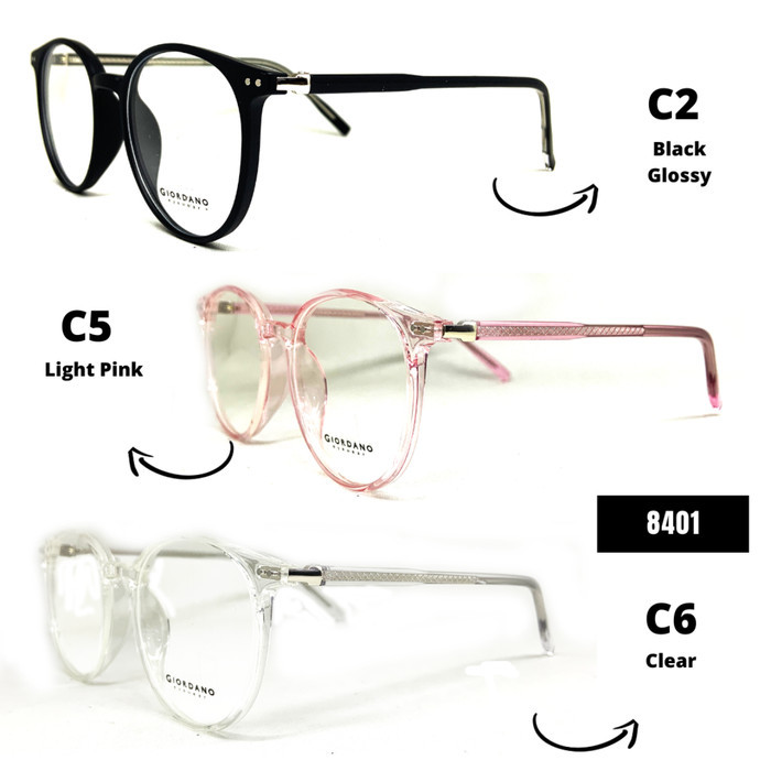 Jual FRAME KACAMATA PRIA/WANITA GRD 8401 LEBAR FRAME 137 SIZE 51 MODEL BULAT | Shopee Indonesia