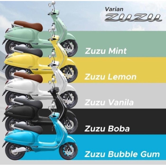Jual Sepeda Motor Listrik Smoot Zuzu Model Skuter - Mint | Shopee Indonesia