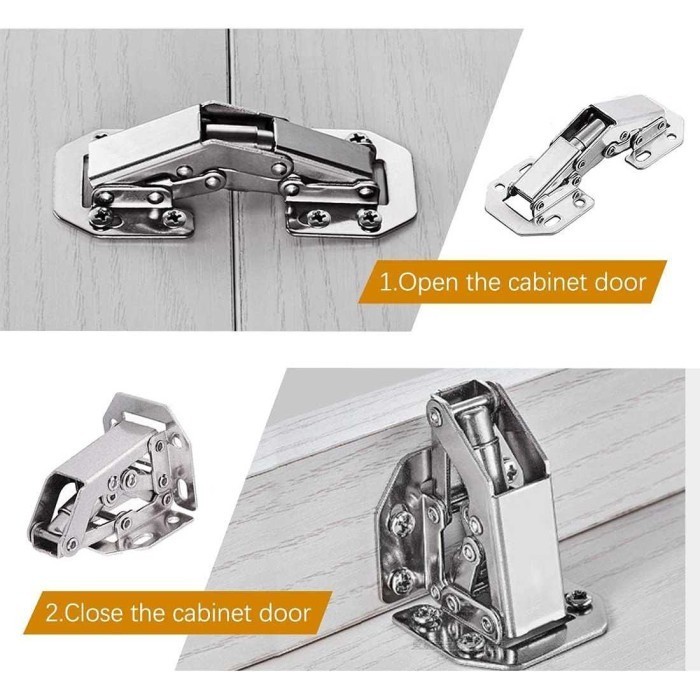 Jual Engsel Kodok 4" Inch 90" Derajat Engsel Sendok Pintu Kabinet ...