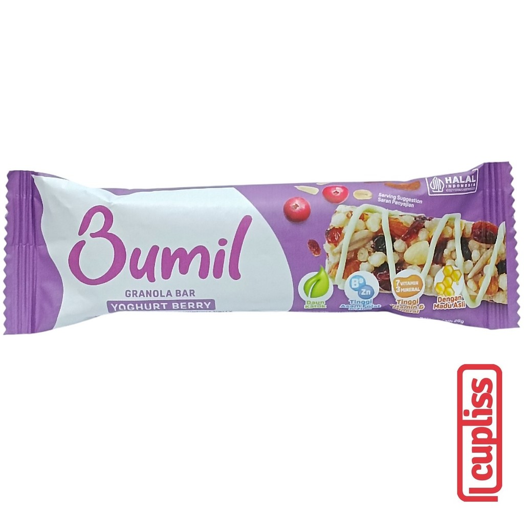 Jual Bumil Granola Snack Bar Yoghurt Berry Makanan Ringan Ibu Hamil ...