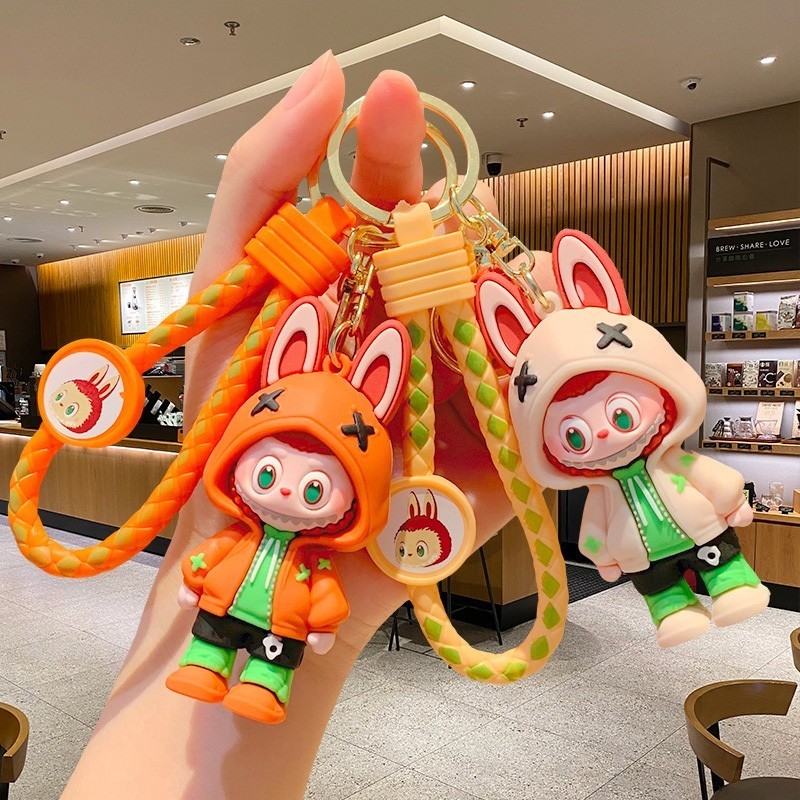 Jual Labubu Keychain Labubu Lucu Aksesoris Labubu Gantungan Kunci ...