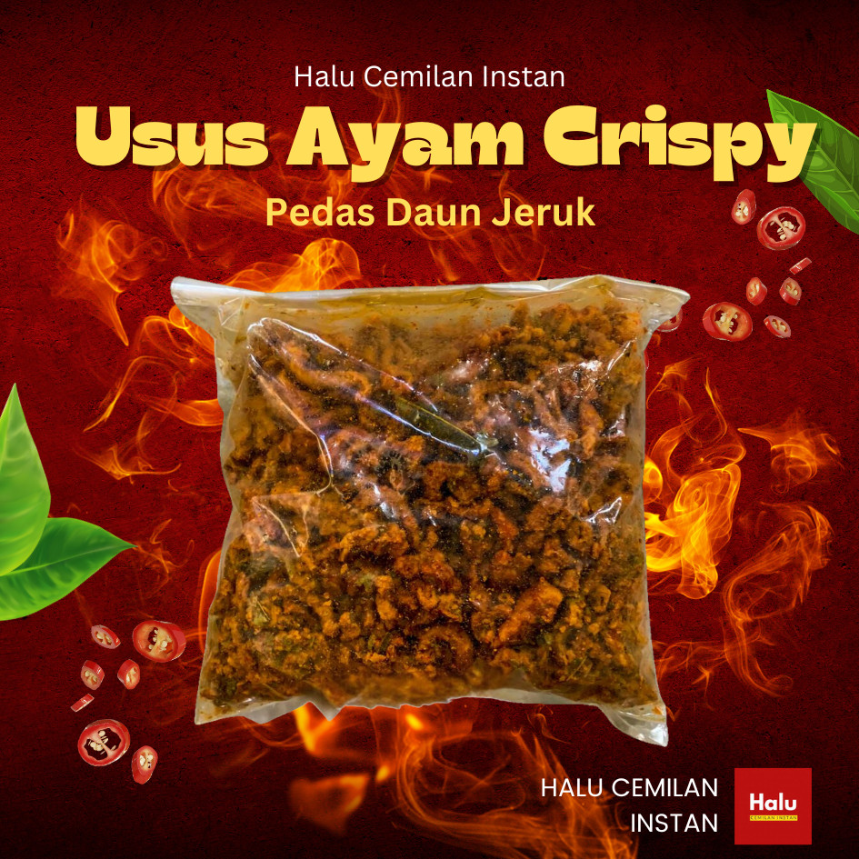 Jual Usus Ayam Crispy Pedas Daun jeruk | Shopee Indonesia