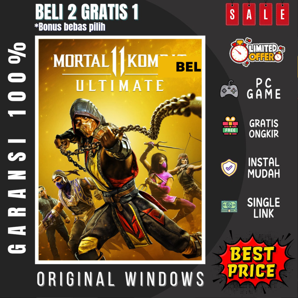 Jual MORTAL KOMBAT 11 ULTIMATE EDITION - GAME PC - GAME LAPTOP - PC GAMES - BELI 2 GRATIS 1 ...