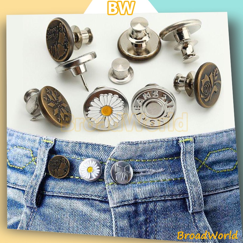 Jual Kancing Celana Jeans Adjustable Unisex / Kancing Jeans Dapat ...