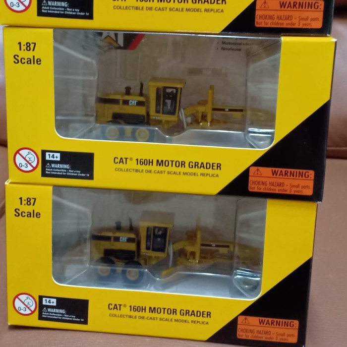 Jual Diecast Miniatur Alat Berat Cat 160 H motor grader | Shopee Indonesia