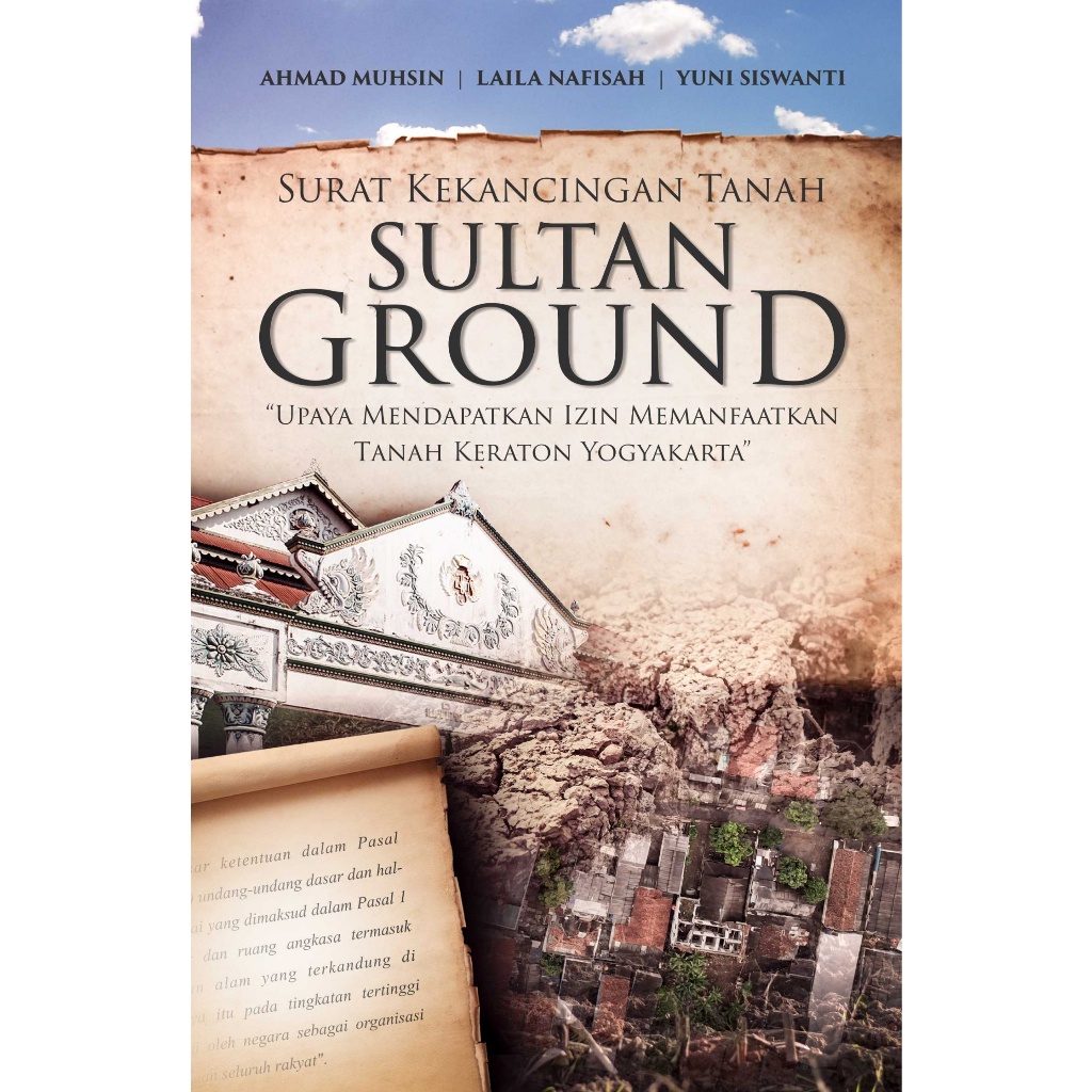 Jual Manzabooks - Buku Surat Kekancingan Tanah Sultan Ground “Upaya ...