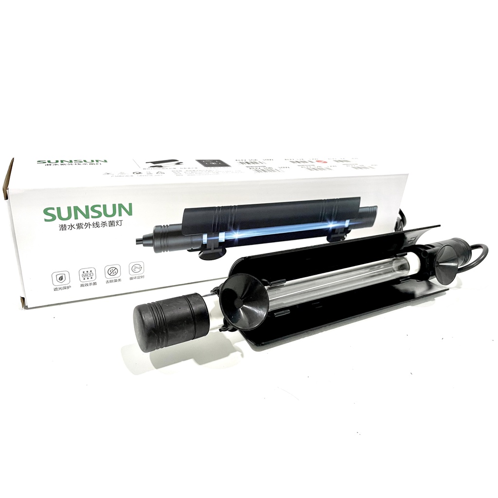 Jual Lampu UV SUNSUN UV C AUV 12A UV LAMP 12 WATT Kolam Aquarium ...