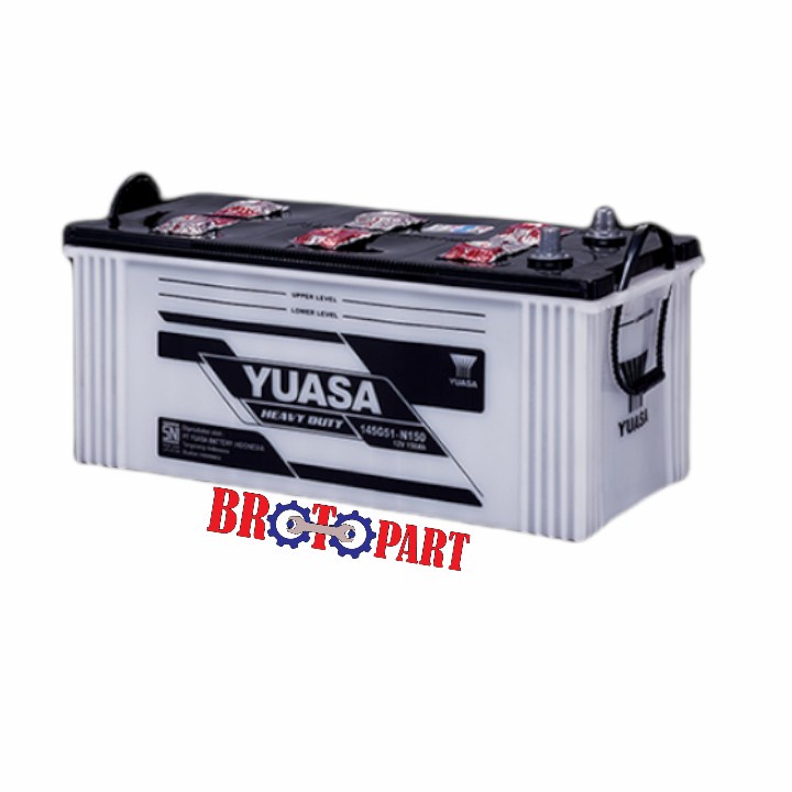 Jual Aki Mobil dan Genset Yuasa N150 145G51 Heavy Duty 12v 150Ah Accu basah | Shopee Indonesia