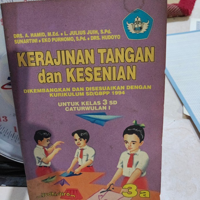Jual kerajinan tangan dan kesenian kurikulum '94 SD kelas 3 3a | Shopee ...